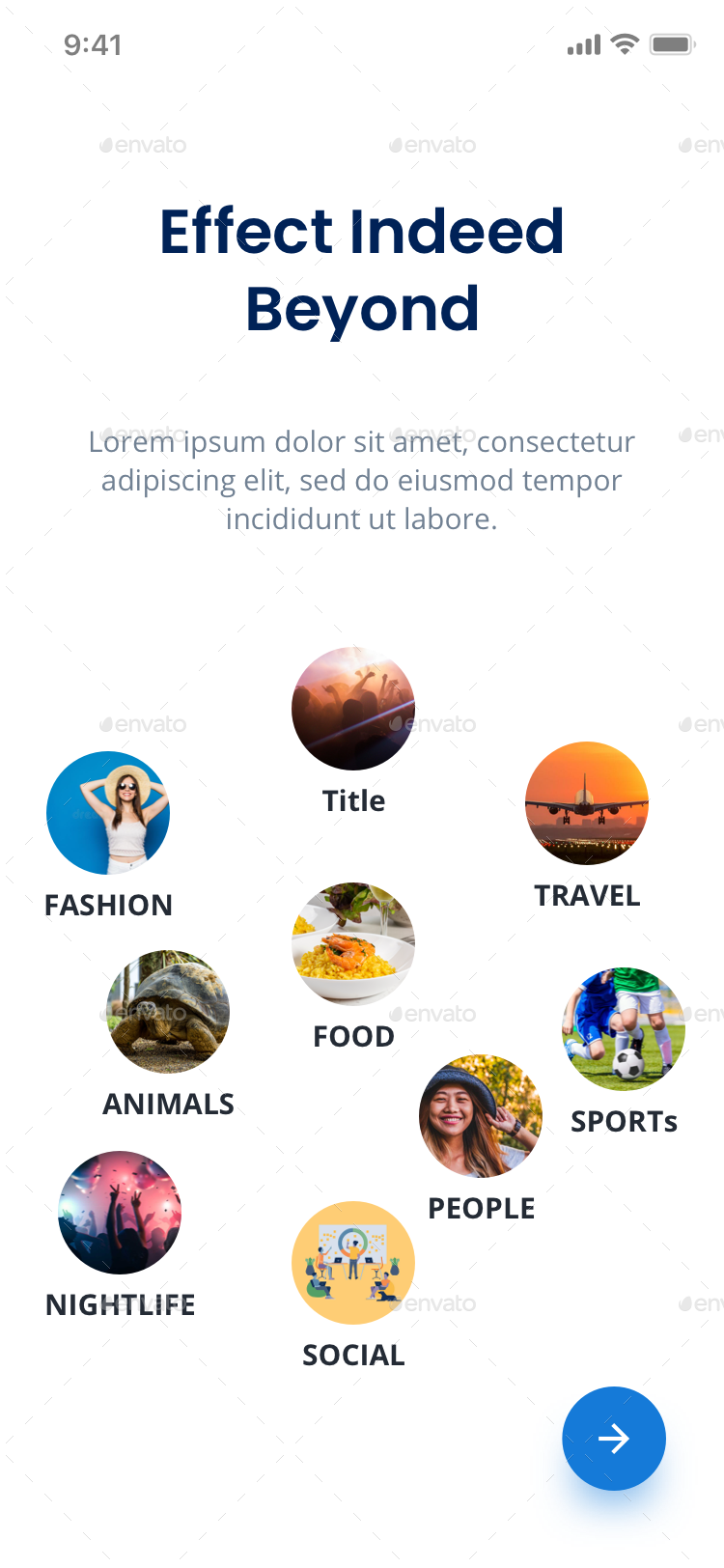 Aavi Mobile App UI Kit, Web Elements | GraphicRiver